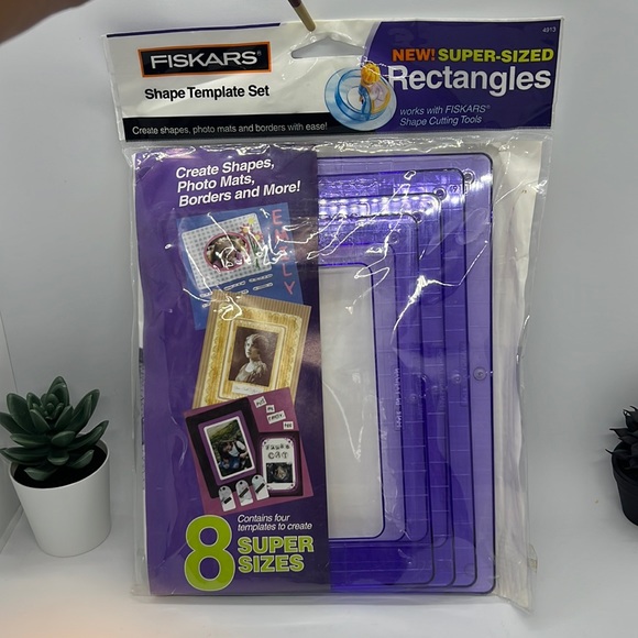 Fiskars | Office | Fiskars Shape Template Set Super Sized Rectangles ...